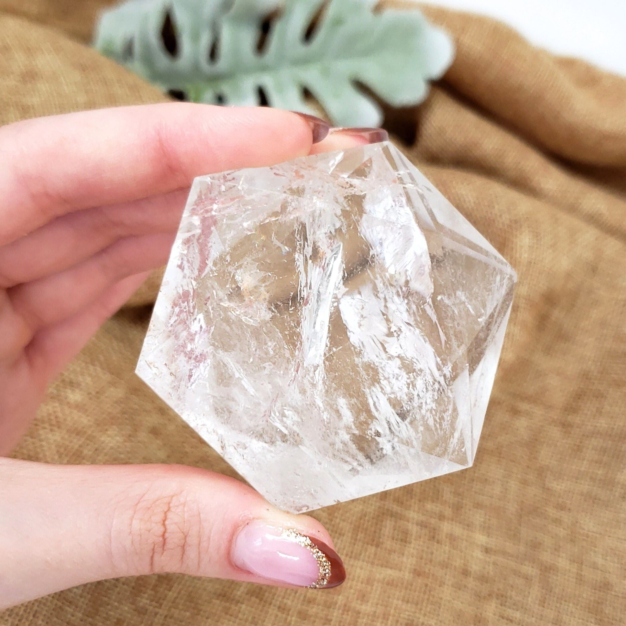 Clear Quartz Star of David | Sacred Geometry Healing Crystal – Crystal ...