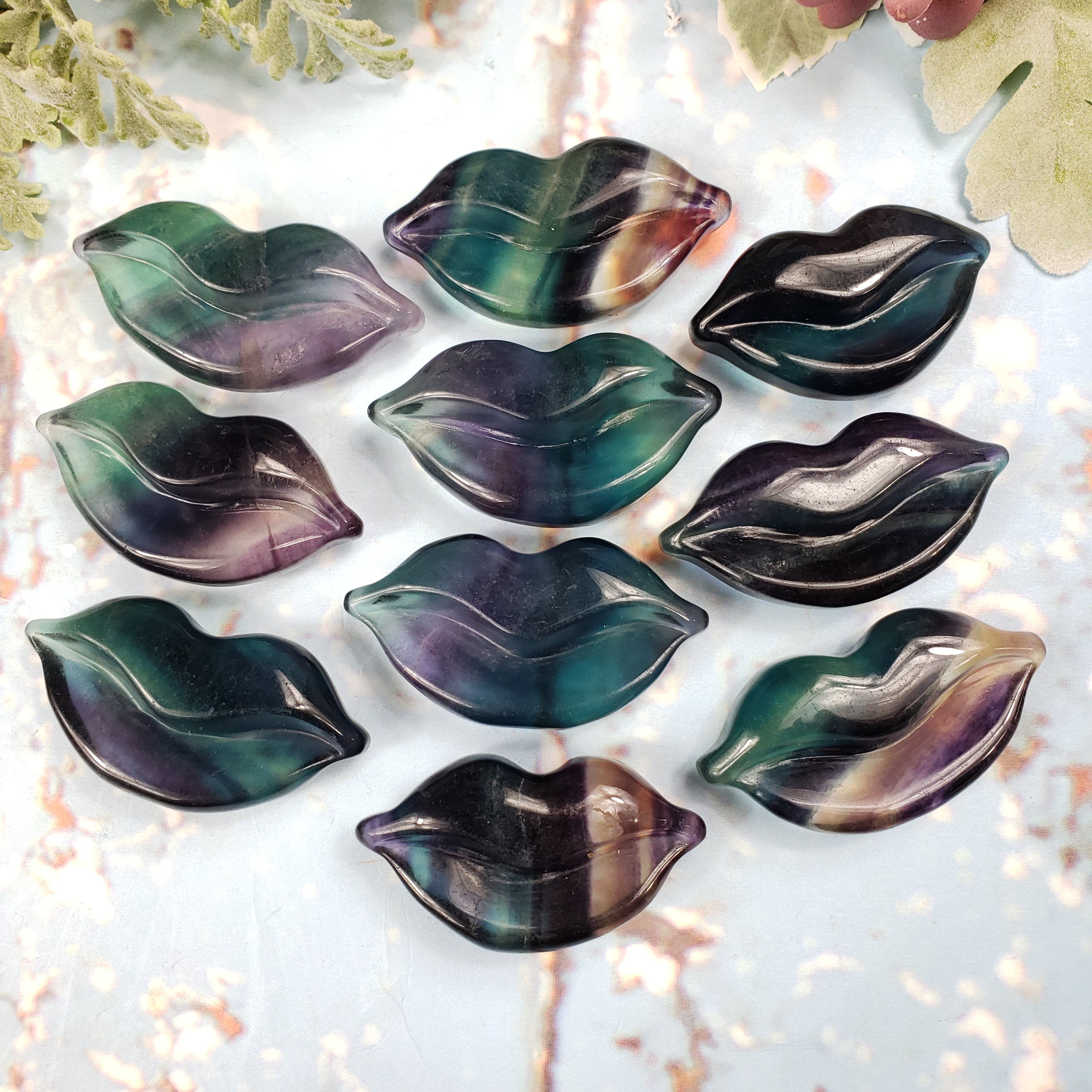 Rainbow Fluorite Crystal Kiss: A Pocket-Sized Splash of Joy – Crystal ...
